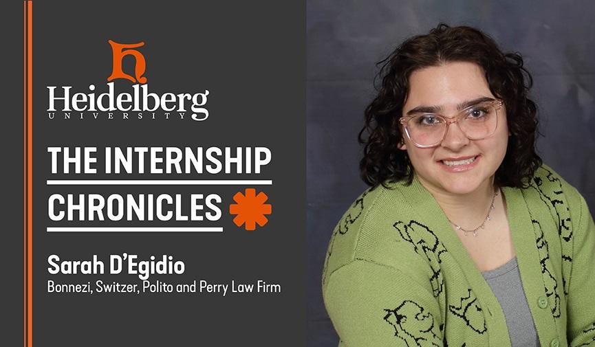 Internship Chronicles, Chapter 46: Sarah D'Egidio | Heidelberg University