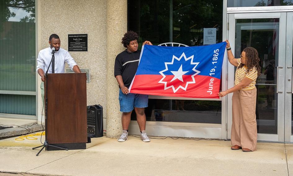 'Berg campus recognizes Juneteenth with flag-raising ceremony ...